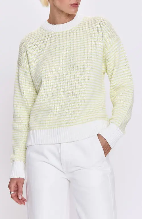 PISTOLA Aura Stripe Crewneck Sweater