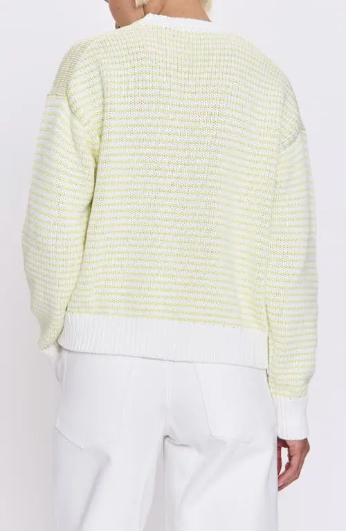 PISTOLA Aura Stripe Crewneck Sweater
