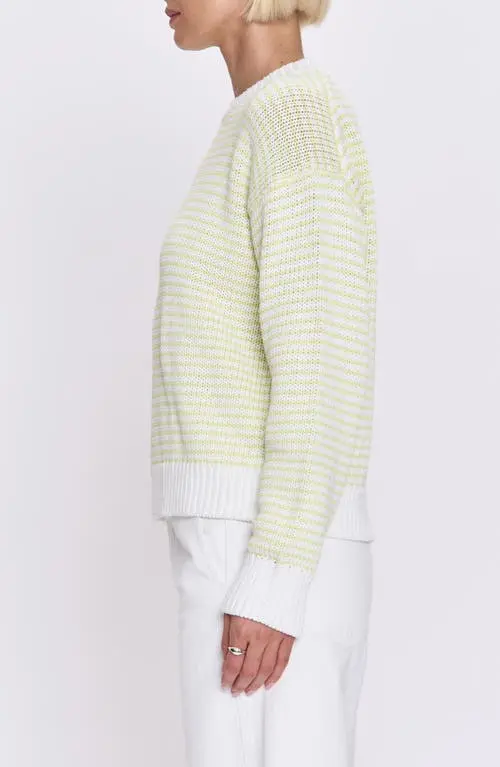 PISTOLA Aura Stripe Crewneck Sweater