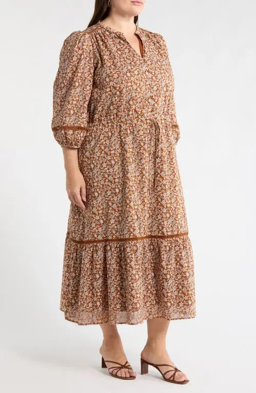 SUGARLIPS Ramsey Ditsy Harumy Midi Dress