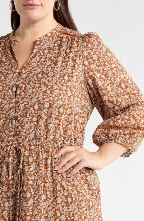 SUGARLIPS Ramsey Ditsy Harumy Midi Dress