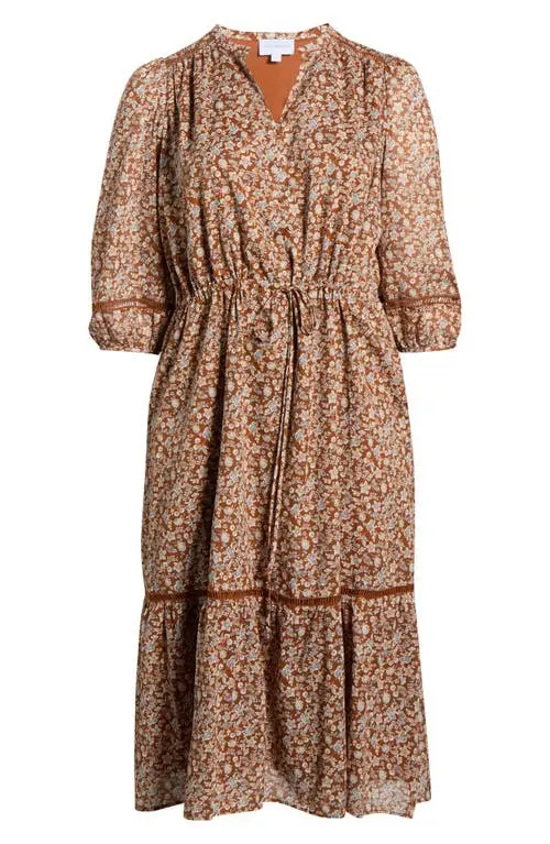 SUGARLIPS Ramsey Ditsy Harumy Midi Dress