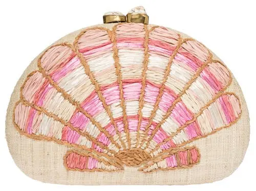 Rafe New York Berna Embroidered Dome Clutch