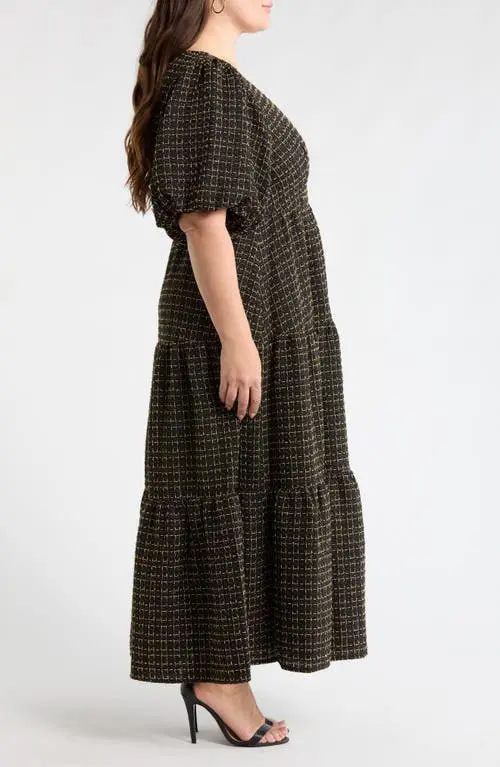 SUGARLIPS Carrol Zaylee Tweed Tillie Maxi Dress
