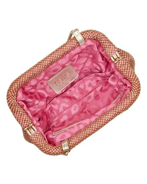 Rafe New York Brooke Diamante Frame Clutch - Fuchsia