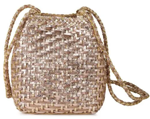 Rafe New York Annick Bucket Crossbody - Gold Multi
