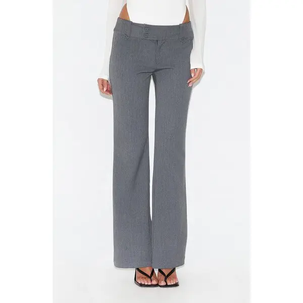 TIGER MIST Kittie Low Rise Pants - Grey