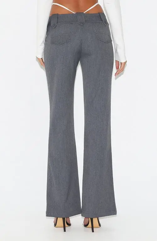 TIGER MIST Kittie Low Rise Pants - Grey