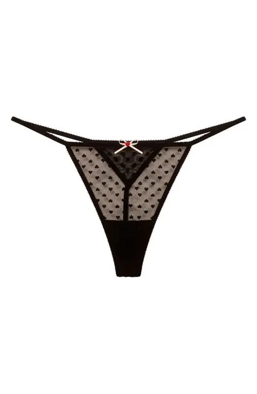 SKARLETT BLUE Heart Breaker Lace G-string Thong