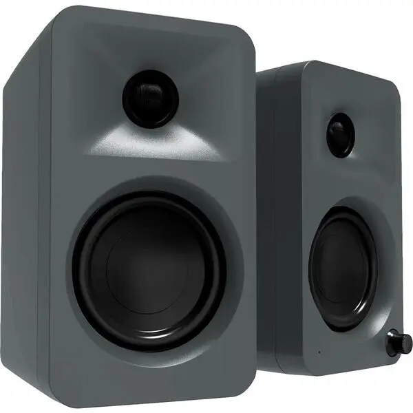 KANTO Ora Powered Reference Desktop Speakers With Bluetoothpair - Gray