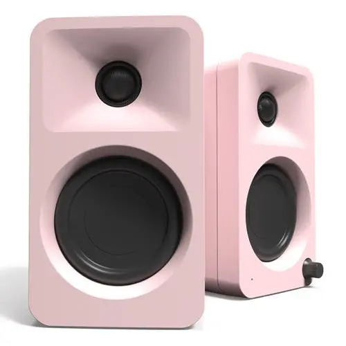 KANTO Ora Powered Reference Desktop Speakers With Bluetoothpair - Light Pink