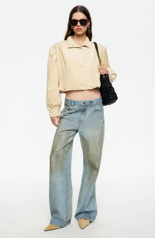Lioness Luminous Faux Suede Jacket - Beige