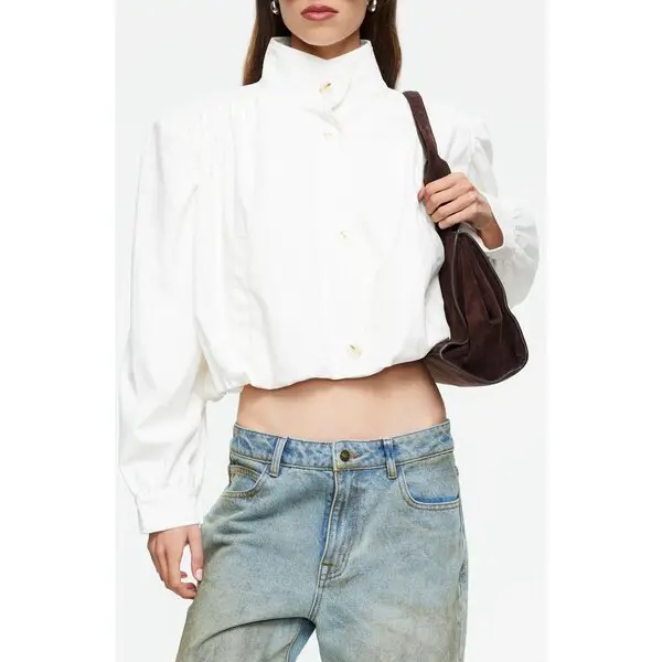 Lioness Luminous Faux Suede Jacket - Moonlight