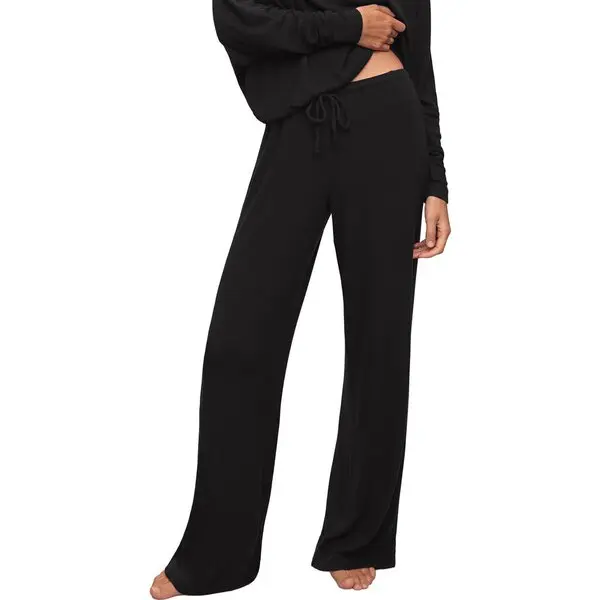 Eberjey Straight Leg Lounge Pants - Black
