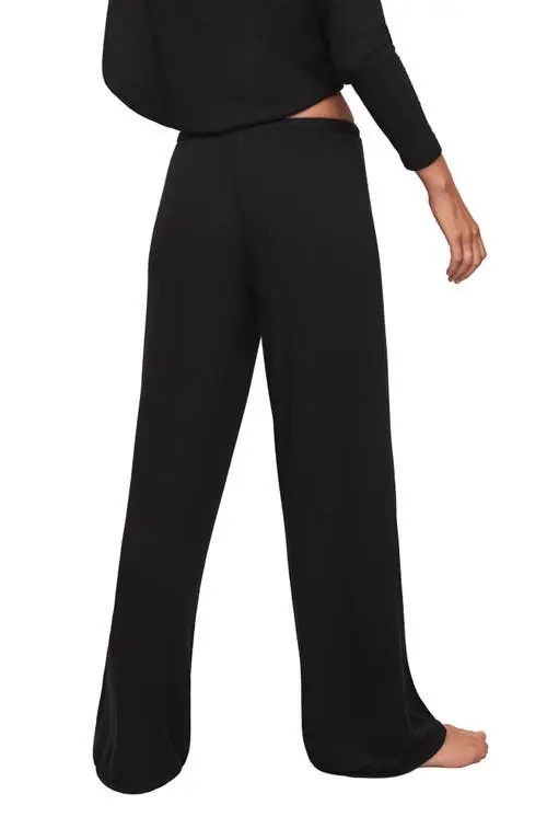 Eberjey Straight Leg Lounge Pants - Black