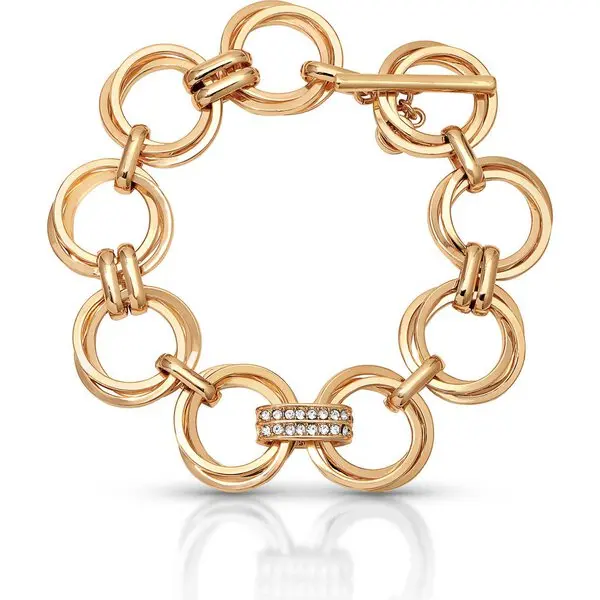 Ettika Complete Circle Chain Bracelet - Gold