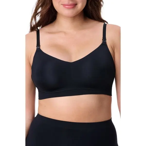 Motherhood Maternity Wireless Micro Nursing Bra - Core Black