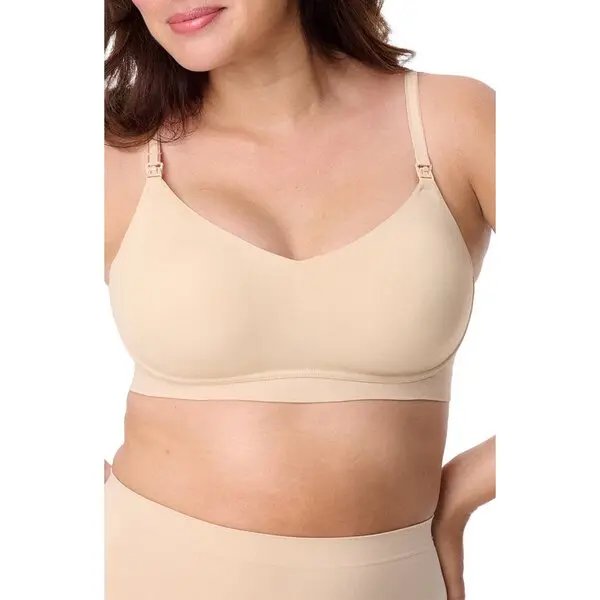 Motherhood Maternity Wireless Micro Nursing Bra - Essential Nude