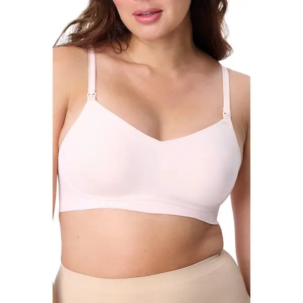 Motherhood Maternity Wireless Micro Nursing Bra - Porcelain Pink