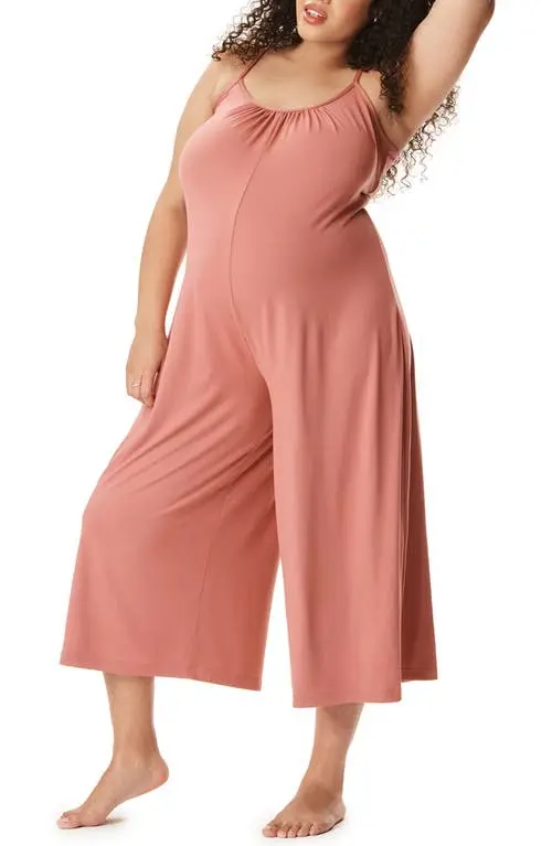 Motherhood Maternity Maternity Sleep Romper With Nursing Access - Mauve