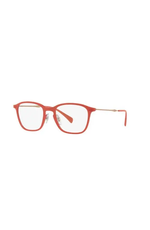 Ray-ban 51mm Square Eyeglasses - Red