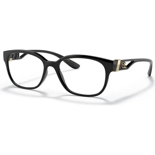 Dolce & Gabbana 54mm Square Optical Glasses - Black