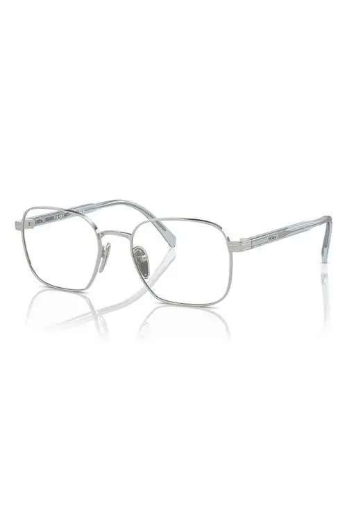 Prada 53mm Rectangular Optical Eyeglasses