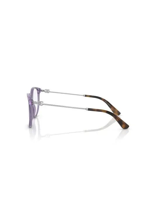 Dolce & Gabbana 52mm Butterfly Eyeglasses - Violet
