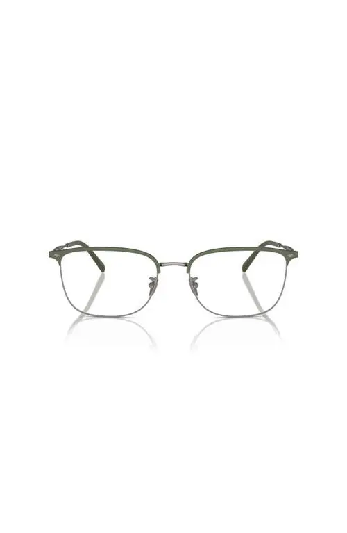 Giorgio Armani 55mm Rectangle Full Rim Eyeglasses