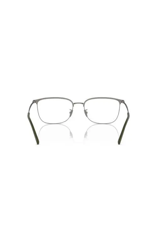 Giorgio Armani 55mm Rectangle Full Rim Eyeglasses