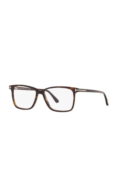 TOM FORD 55mm Irregular Eyeglasses - Brown