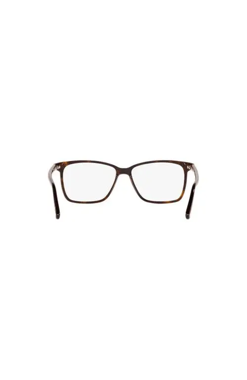 TOM FORD 55mm Irregular Eyeglasses - Brown