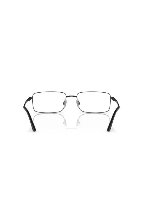 Giorgio Armani 59mm Rectangle Optical Glasses - Black