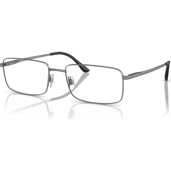 Giorgio Armani 59mm Rectangle Optical Glasses - Grey