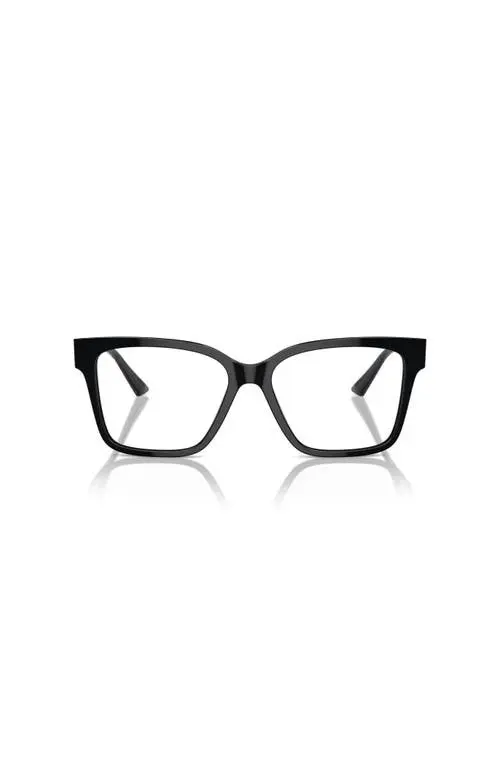 JIMMY CHOO 55mm Rectangle Optical Glasses - Black