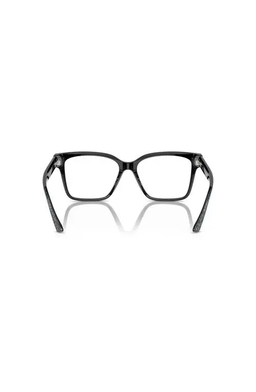 JIMMY CHOO 55mm Rectangle Optical Glasses - Black
