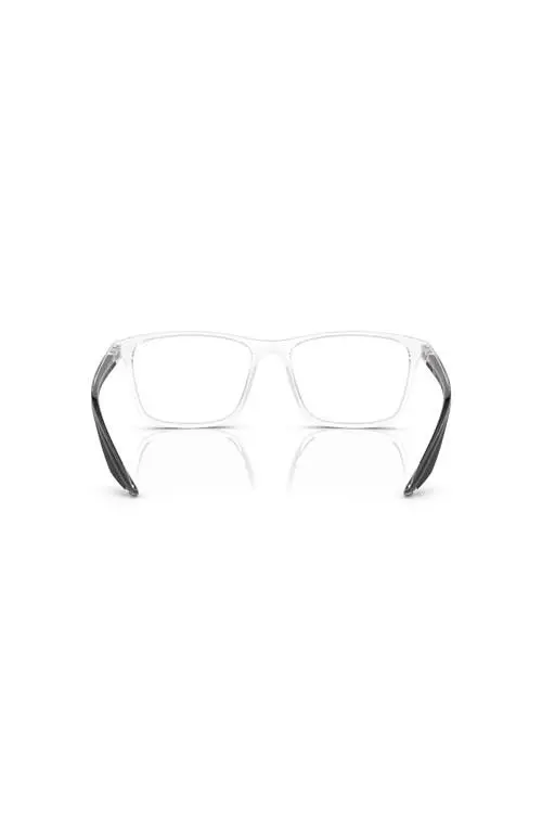 Prada 54mm Rectangle Optical Glasses - Transparent