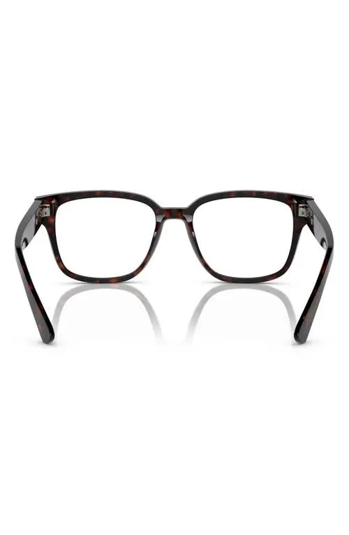 Prada 54mm Rectangle Full Rim Eyeglasses