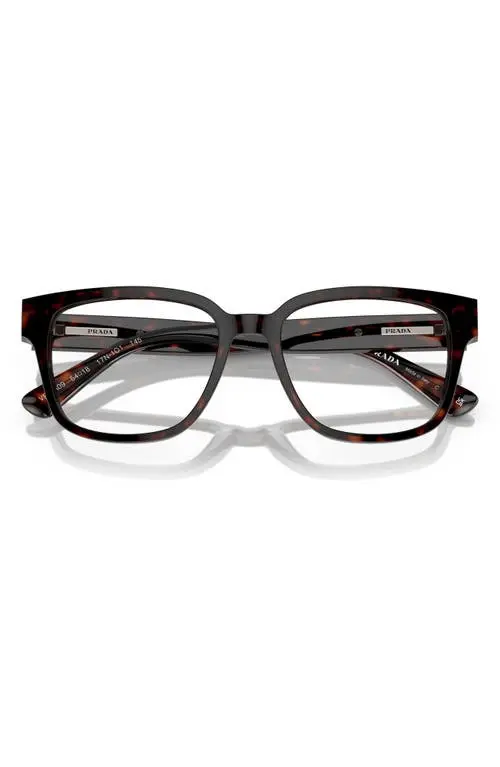 Prada 54mm Rectangle Full Rim Eyeglasses