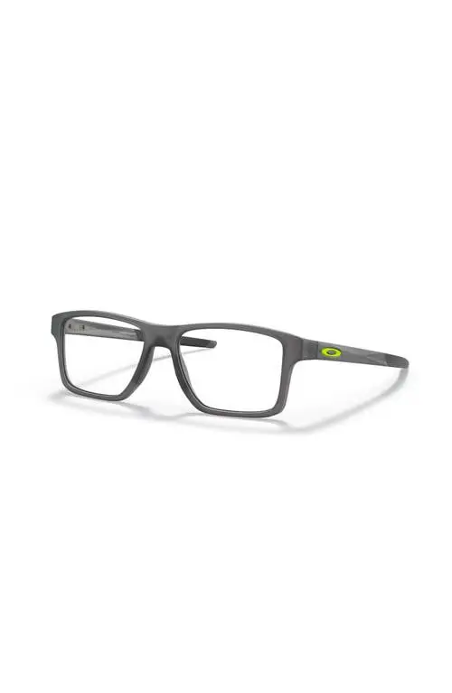 Oakley 54mm Square Full Rim Eyeglasses - Grey