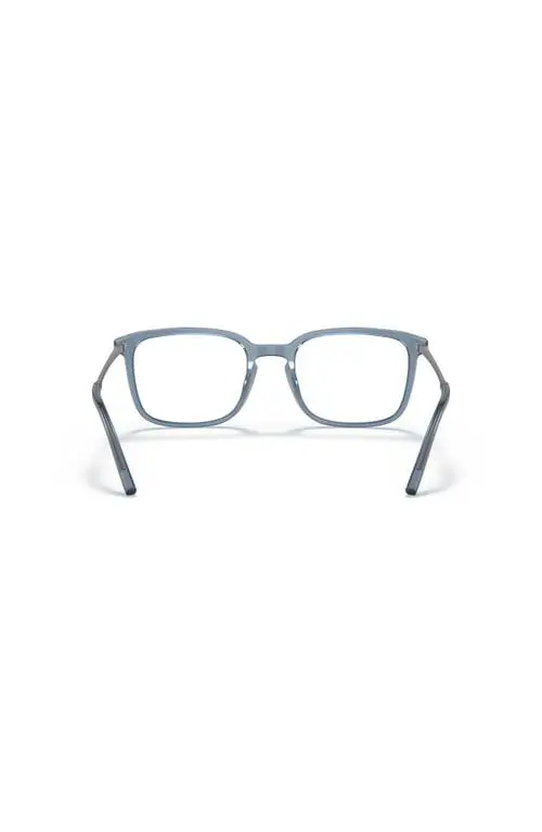 Dolce & Gabbana 54mm Square Full Rim Optical Glasses - Blue