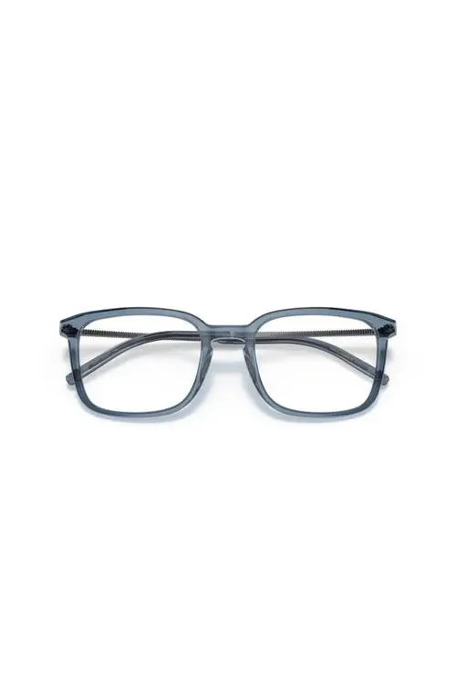 Dolce & Gabbana 54mm Square Full Rim Optical Glasses - Blue