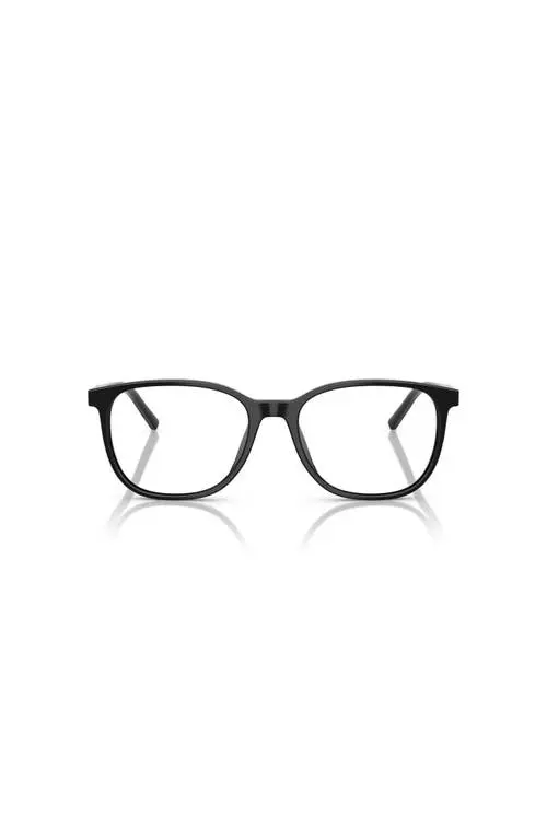 Dolce & Gabbana 51mm Rectangle Full Rim Optical Glasses - Black