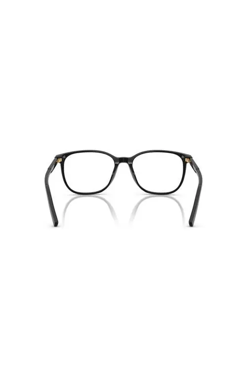 Dolce & Gabbana 51mm Rectangle Full Rim Optical Glasses - Black
