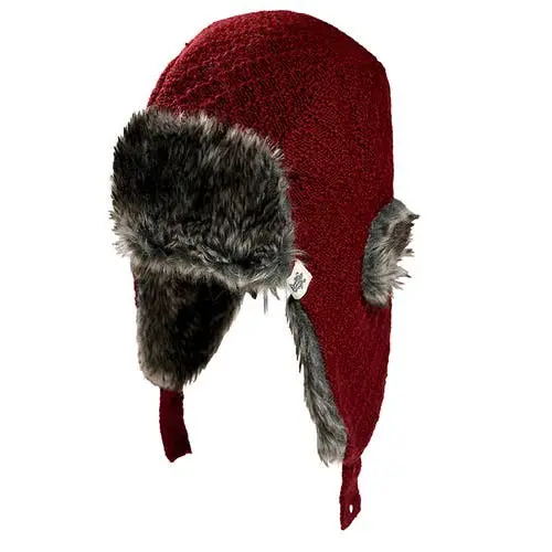 NIRVANNA DESIGNS Trapper Hat - Burgundy