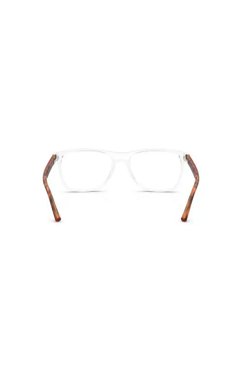 Armani Exchange 54mm Rectangle Eyeglasses - Transparent