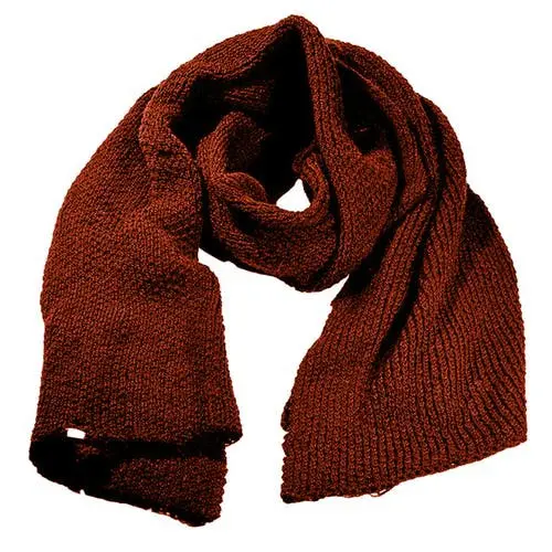 NIRVANNA DESIGNS Hand Loom Ithaca Scarf - Rust
