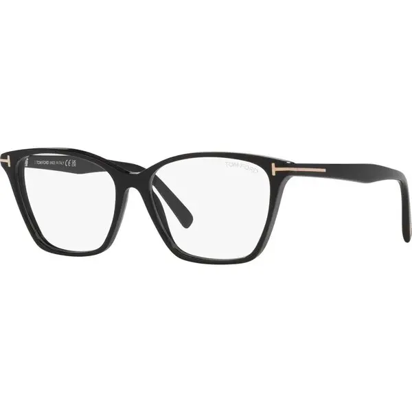 TOM FORD 56mm Cat Eye Eyeglasses - Black