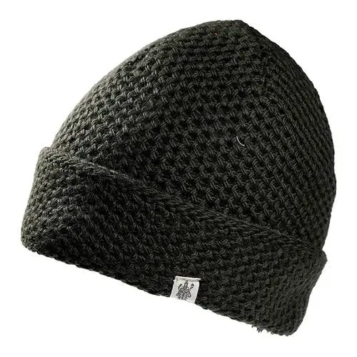 NIRVANNA DESIGNS Ribbed Wool Hat - Olive