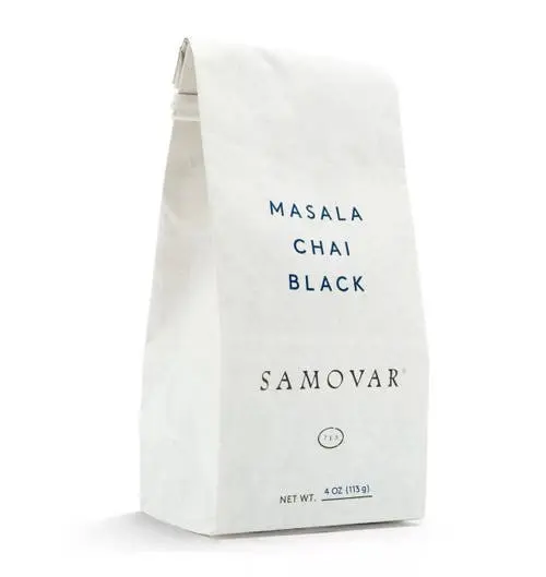 SAMOVAR TEA Masala Chai Black Tea - 4 Oz Bag